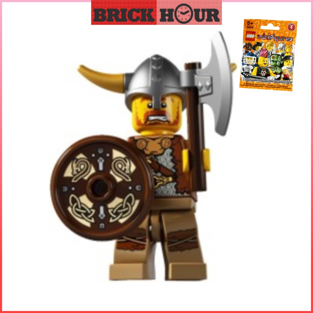 8804 -6 LEGO Minifigure Series 4 - Viking (MISP) | Shopee Malaysia