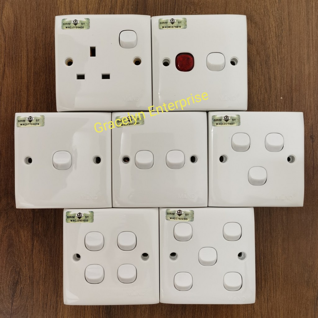 Mind Series 2K Switched Socket Outlet | Shopee Malaysia