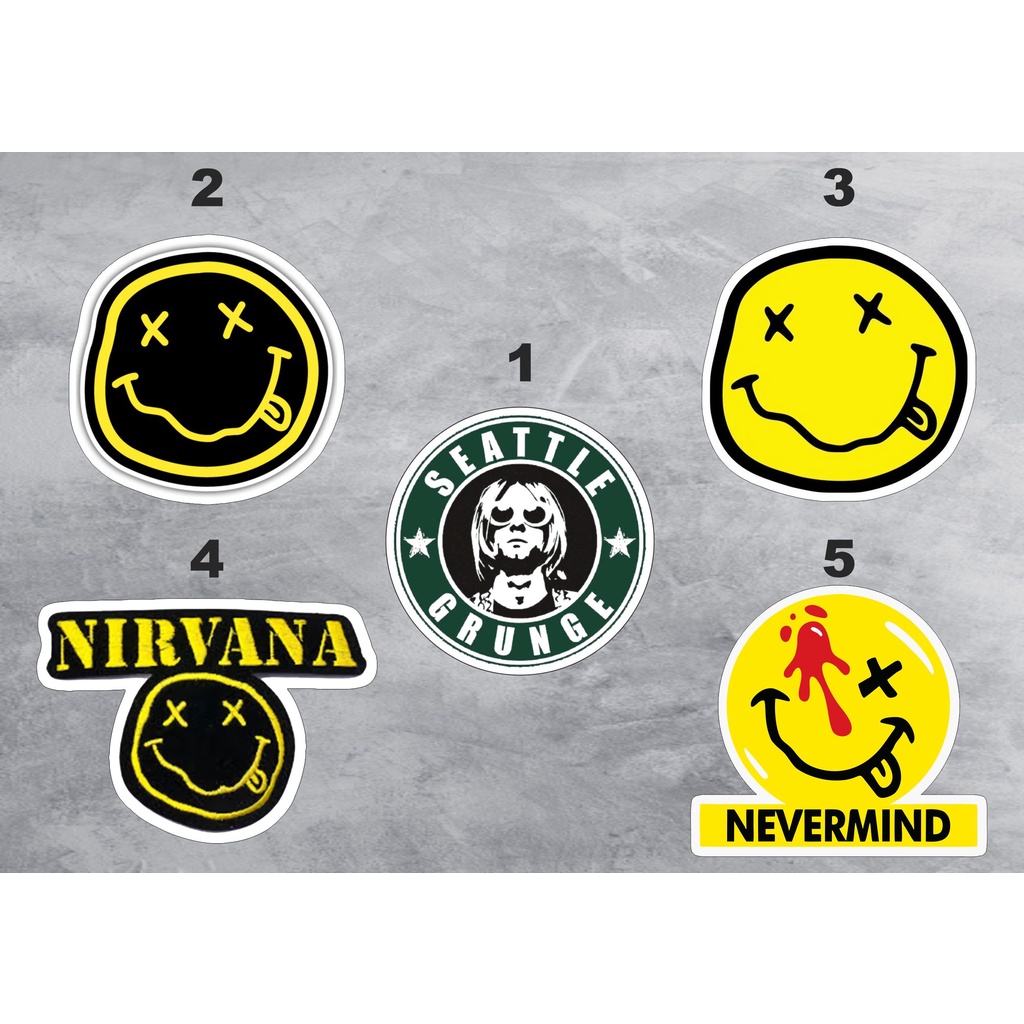 Sticker PACK NIRVANA - STICKER BAND - AESTHETIC STICKER - LOGO STICKER ...