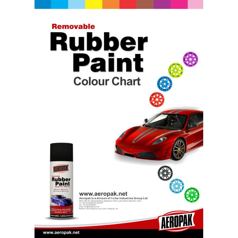 Aeropak Removable Rubber Paint Spray Cat Getah Boleh Tanggal | Shopee ...