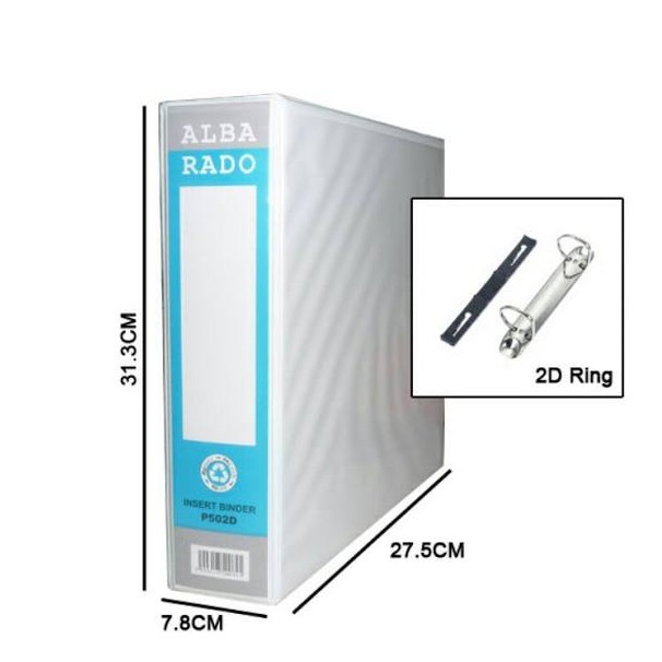 ''ALBA RADO'' A4 2D RING BLINDER 50MM (P502D) [1FILE] | Shopee Malaysia
