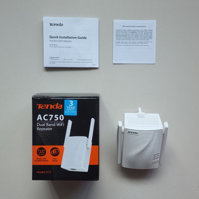 Original Tenda AC750 Internet WiFi Repeater/Extender Dual Band 2.4GHz ...