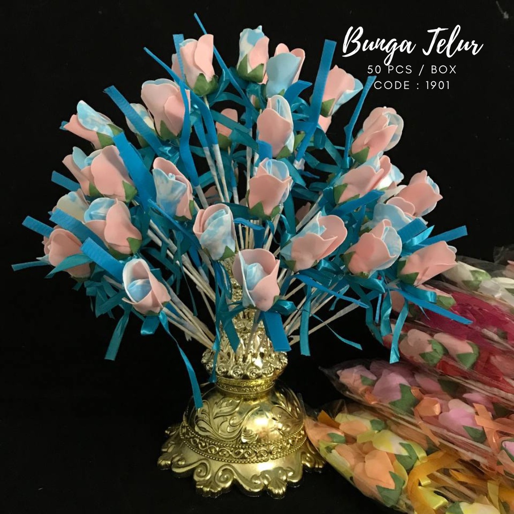 Bunga Telur Bajet : 50pcs | Bunga Telur Bajet Kawin Tunang Aqiqah ...