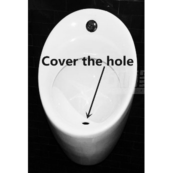 Urinal strainer ( Ceramic ) - Urinal Male Toilet Hole Cover | Shopee ...