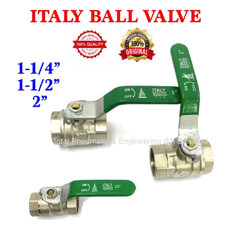 Brass Chromed Ball Valve 1” 1-1/4” 1-1/2” 2” Italy Ball Valve On Off ...