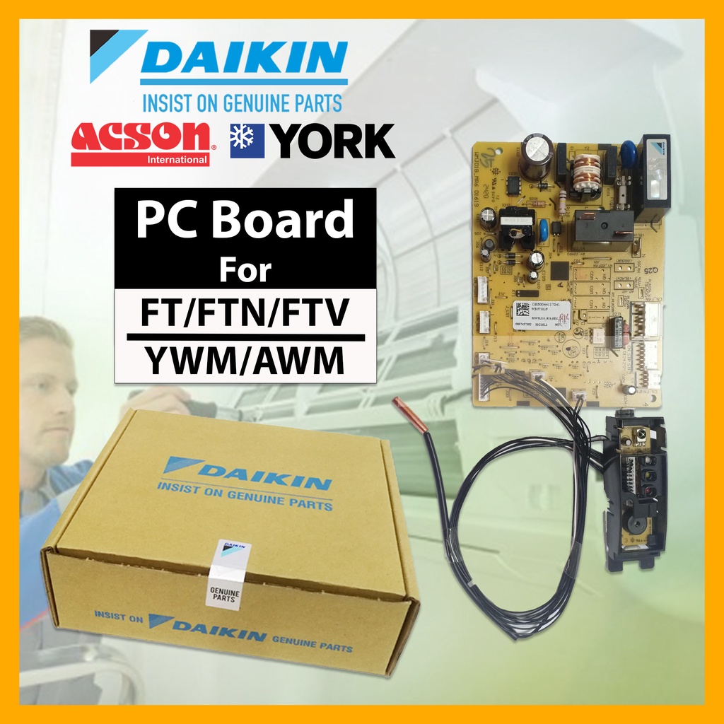 Daikin Air Conditioner PCB / PC Board / IC Board Daikin Genuine Parts 1 ...