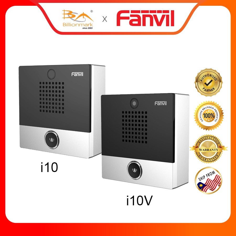 Fanvil HD Audio/Video Intercom i10S/i10SV SIP Compatible With PoE ...
