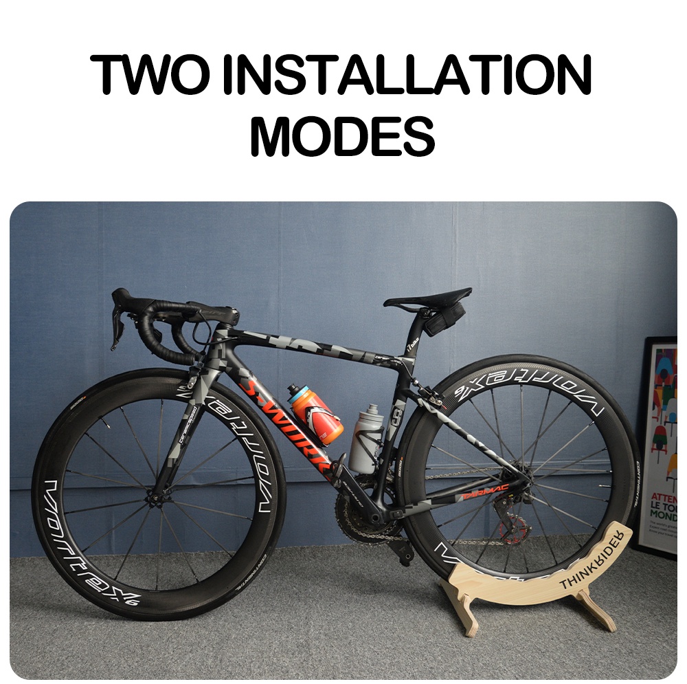 ThinkRider Bicycle Stand Indoor Bike Storage Parking Stand For 16-24/ ...