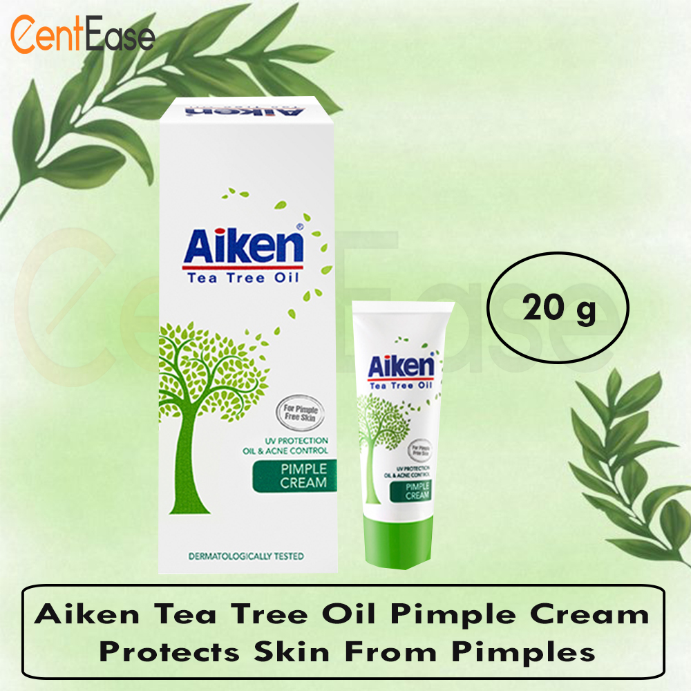 Aiken Tea Tree Oil Pimple Cream 20g (Exp: Nov 2025) - Protects Skin ...