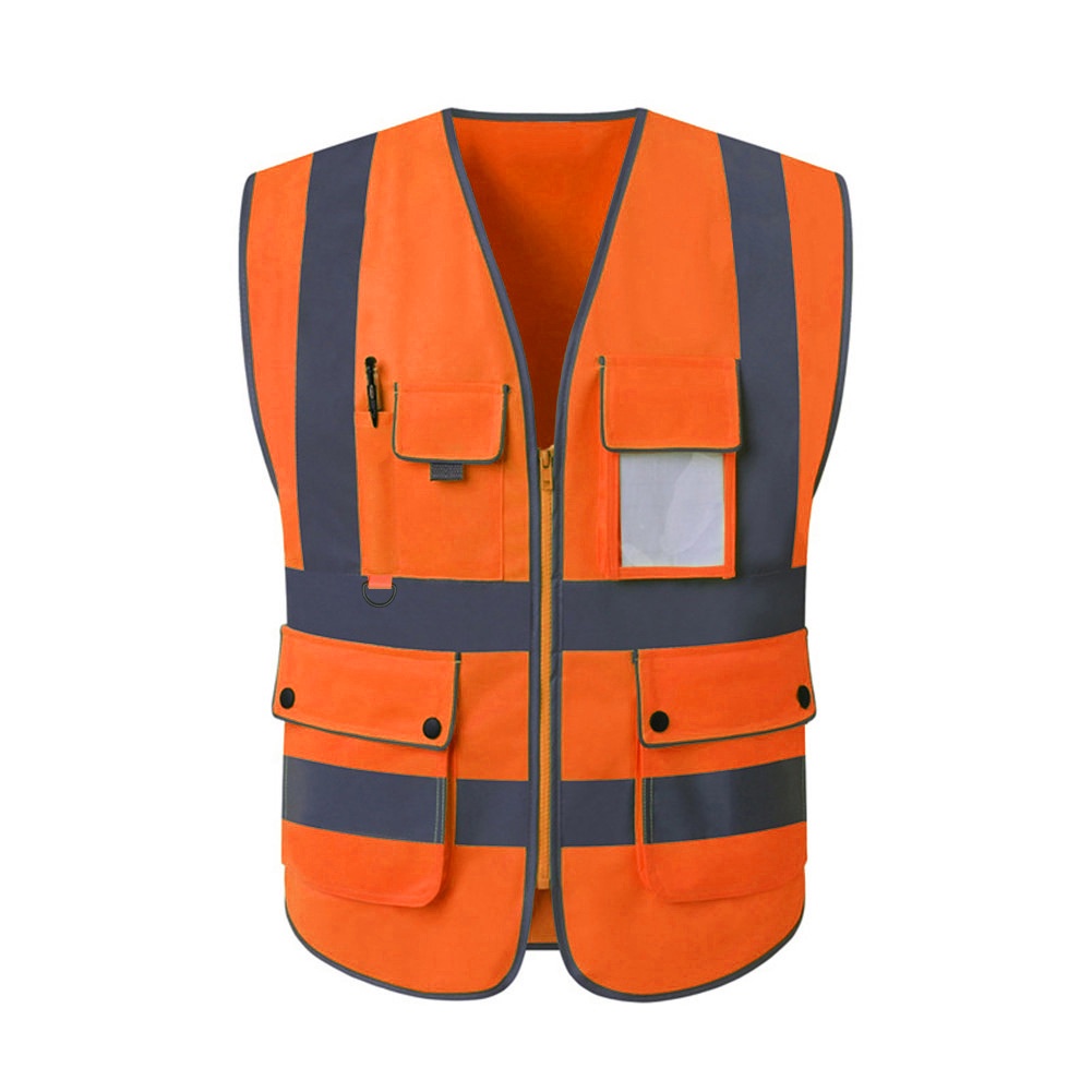 8 Colors Safety Vest Reflective Enginneer Construction Work Vest Hi Vis ...