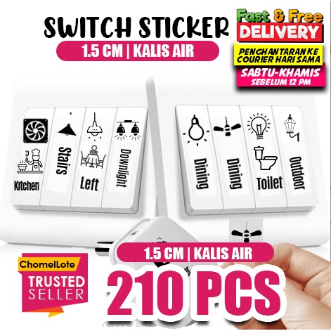 Switch Label, Sticker Suis, Switch Sticker Label, Sticker Suis Elektrik ...