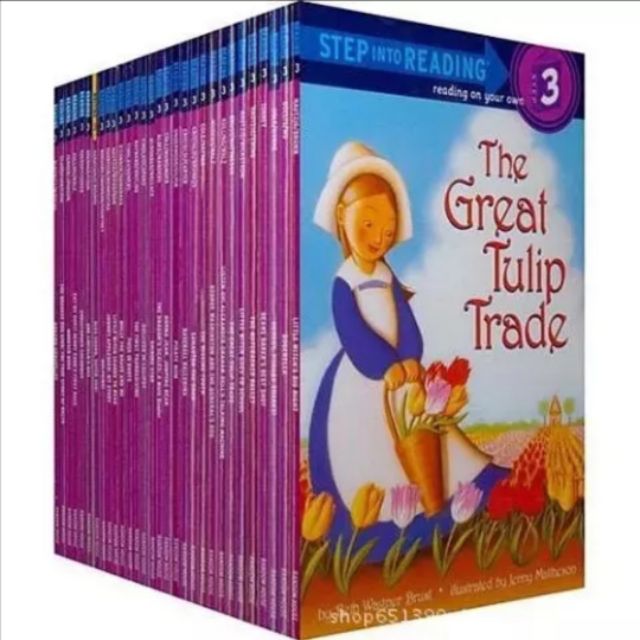 (30 Books) Step Into Reading level 3 Story Book | Shopee Malaysia