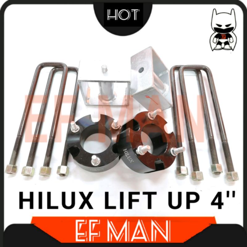 TOYOTA HILUX VIGO REVO 4'' LIFT UP SPACER BLOCK KIT 50MM INCI ROCCO ...