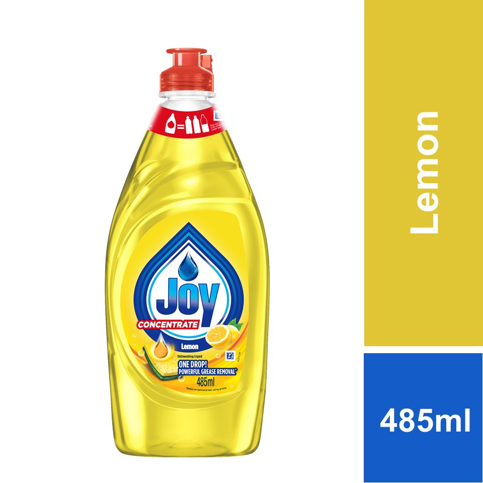 Joy Hand Kitchen Dishwash Liquid Bottle - Lemon 485ml | Shopee Malaysia