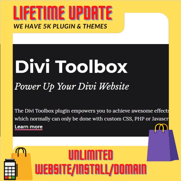 [ Wordpress Plugin ] - Divi Toolbox - Powerful Tools to Customize the Divi Theme | Shopee Malaysia