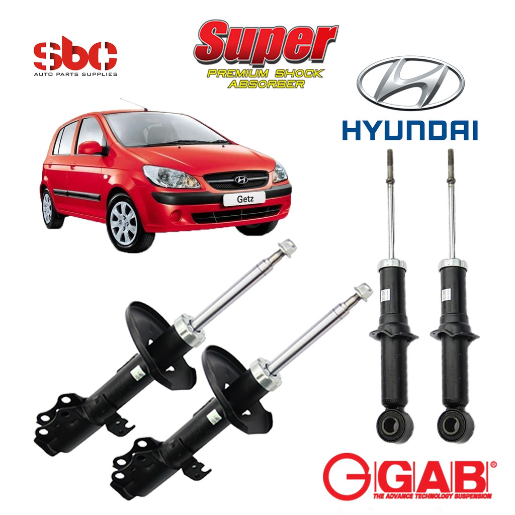SBC AUTO - GAB HYUNDAI GETZ ABSORBER SHOCK FRONT & REAR (1PCS) | Shopee ...