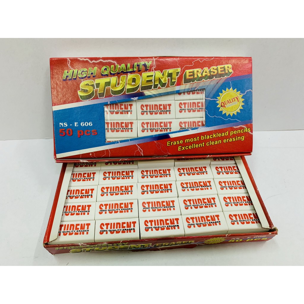 STUDENT ERASER (50PCS) | Shopee Malaysia