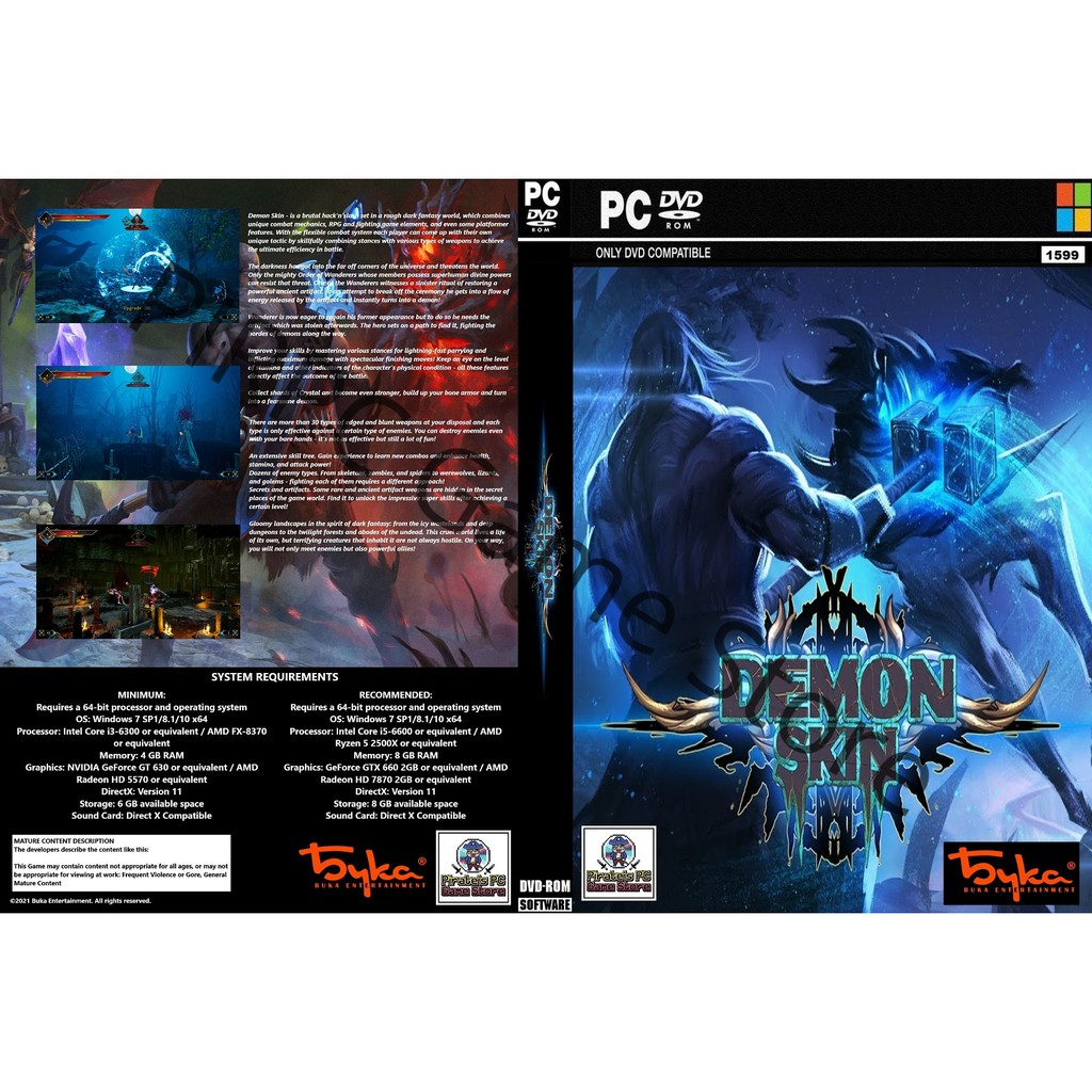 (PC) Demon Skin | Shopee Malaysia