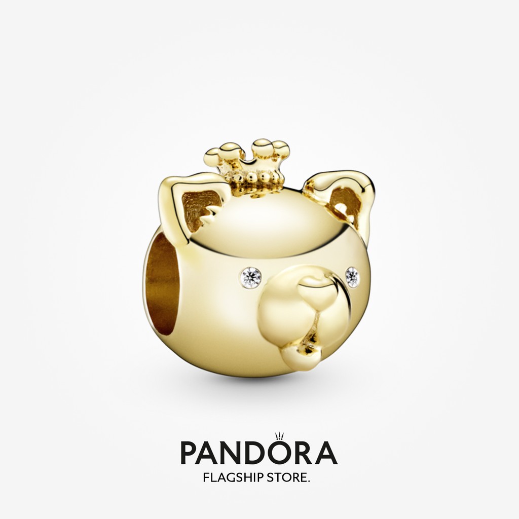 Pandora 14k Gold-Plated Shining Dog Charm | Shopee Malaysia