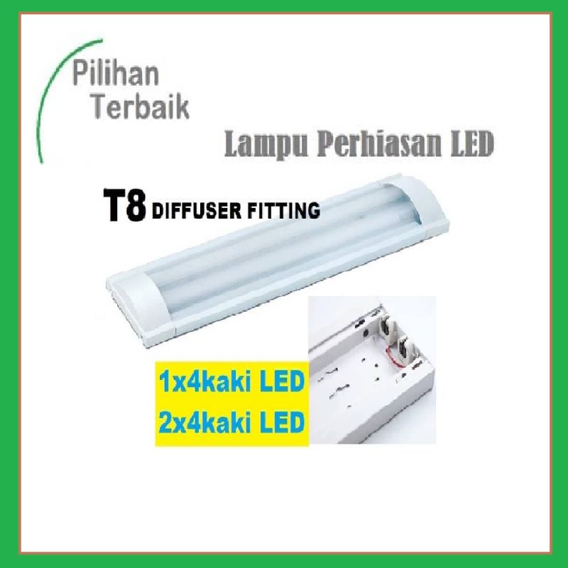 T8 Casing T8 Fitting T8 Diffuser / Office T8 Fitting for LED T8 Tube ...
