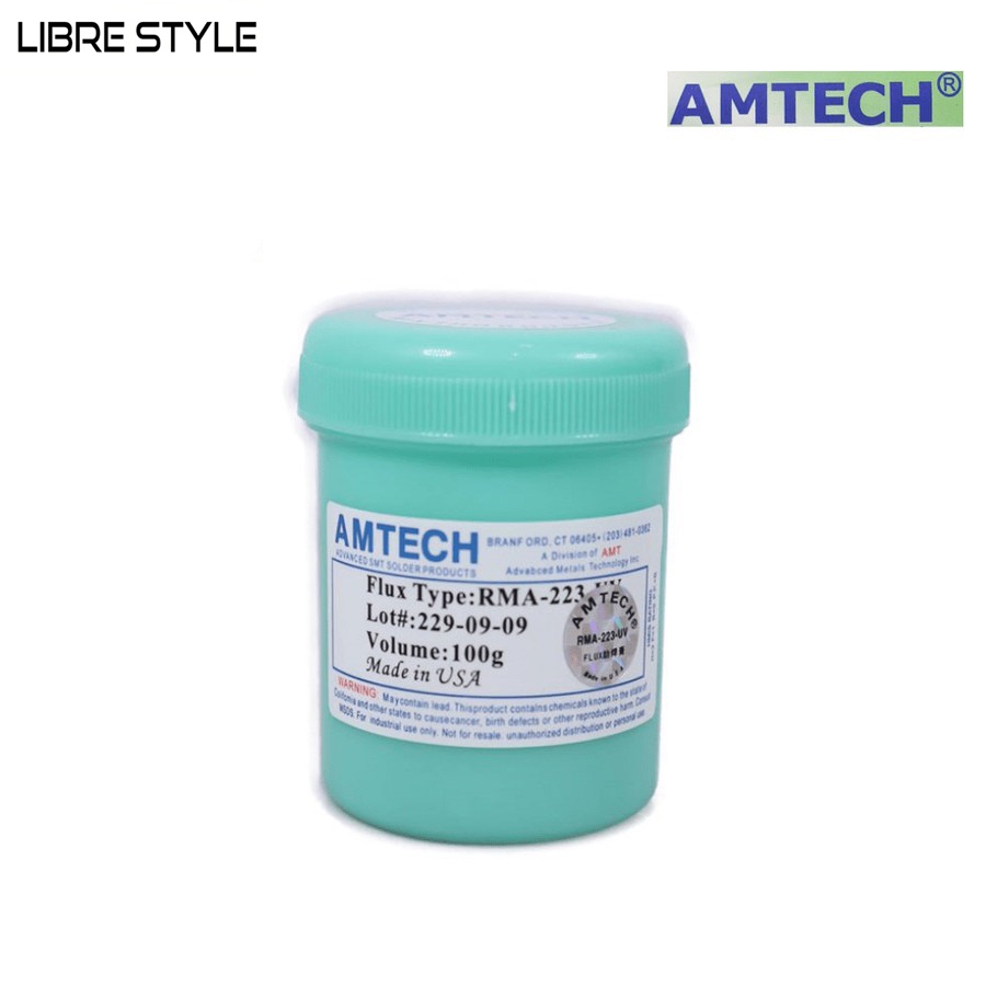 FLUX SOLDER - SOLDER OIL - AMTECH SOLDER PASTA RMA-223-UV 100g ORI ...
