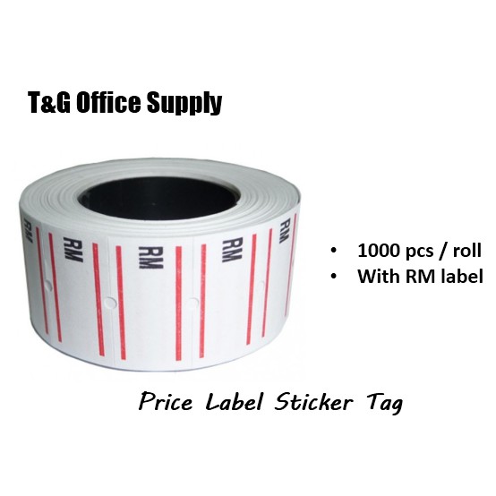 Price Label Sticker Tag (1 roll) | Shopee Malaysia