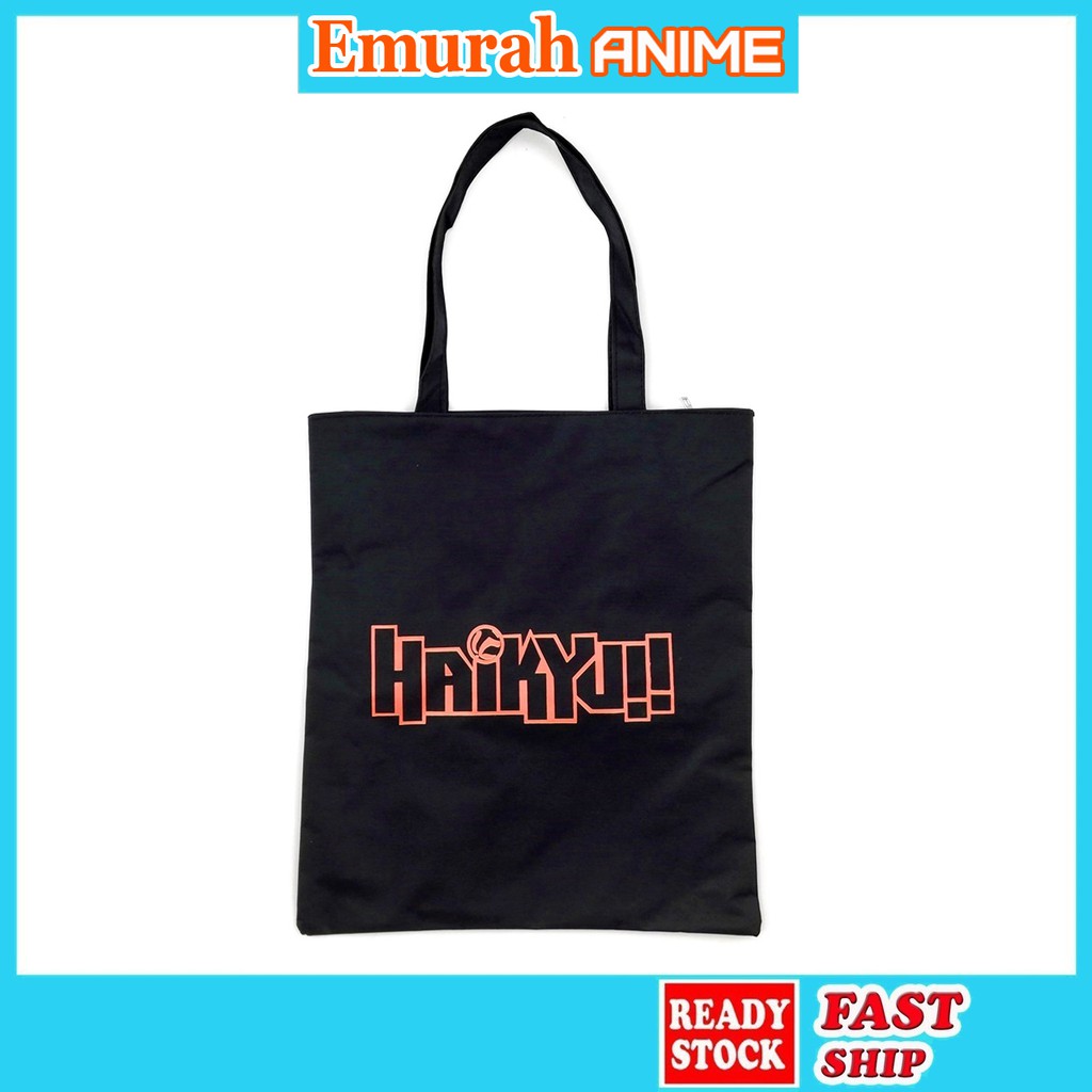 Haikyuu Tote Bag Canvas Bag Casual Bag Anime Manga Haikyu!! Haikyu ...