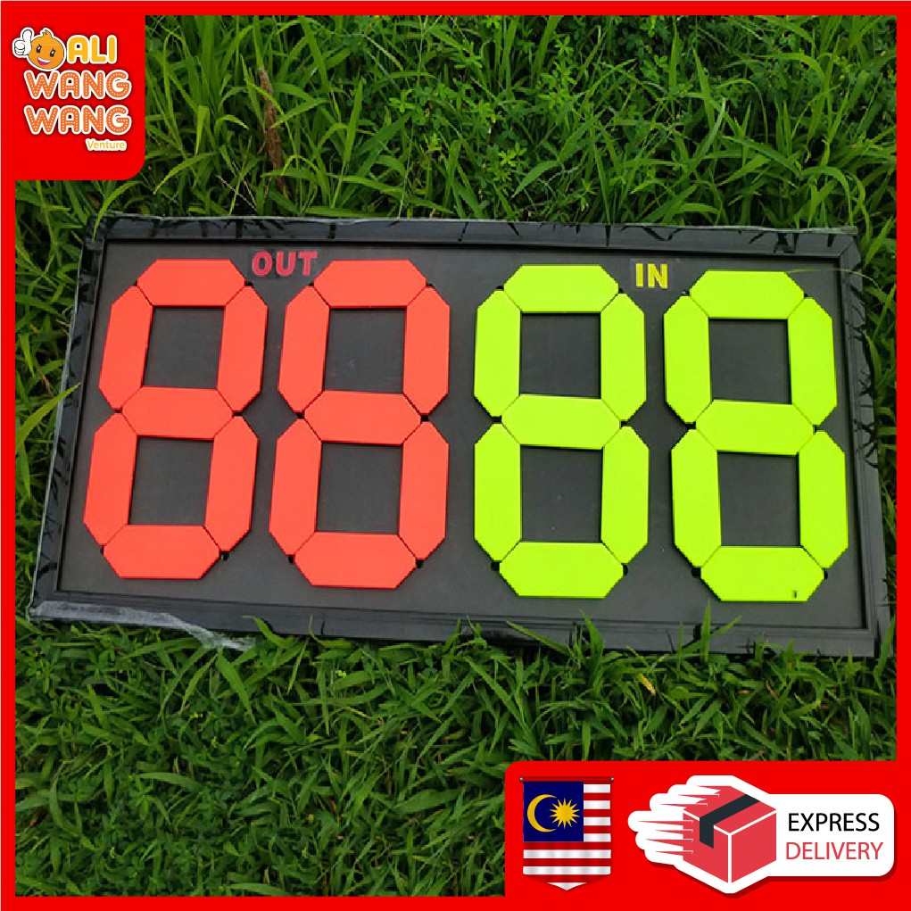 Substitution Board for Football FIFA (Referee) | Shopee Malaysia