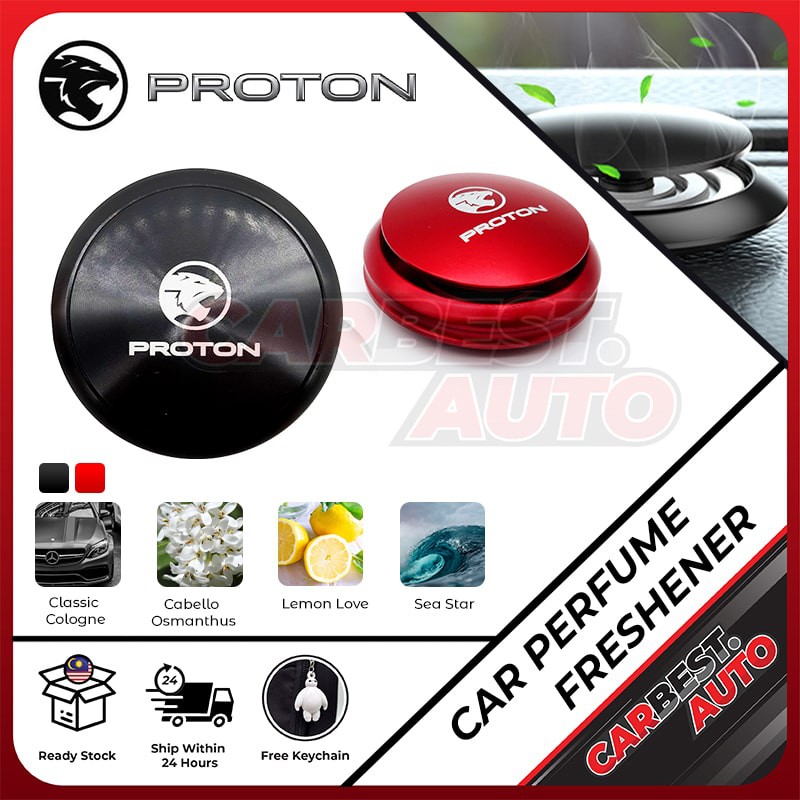 PROTON Car Air Freshener Zinc Alloy WANGI Perfume Pewangi Kereta + Free ...