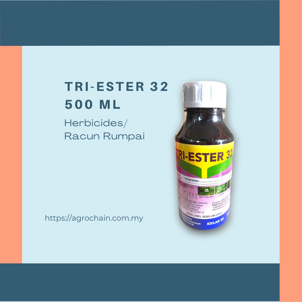 FARMCOCHEM - TRI-ESTER 32 - 500ML (RACUN RUMPAI/除草剂/HERBICIDES ...