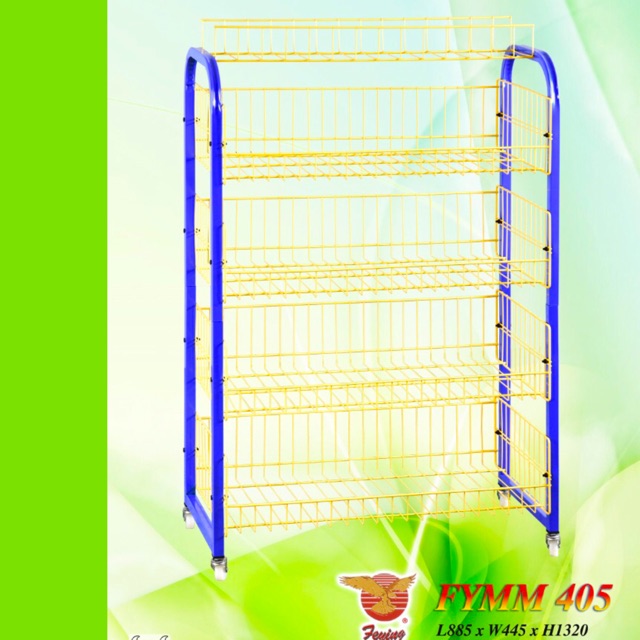 [READY STOCK] HEAVY DUTY KITCHEN RACK WITH ROLLER WHEEL | Shopee Malaysia