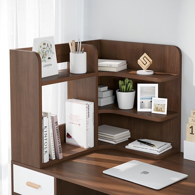 Corner Desktop Bookshelf Shelf Simple Storage Simple Organizing ...