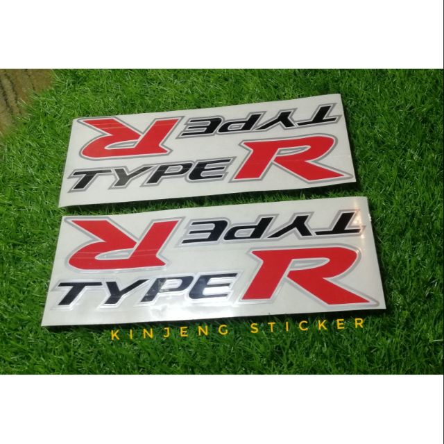 TYPE R STICKER CUTTING ( layer) | Shopee Malaysia