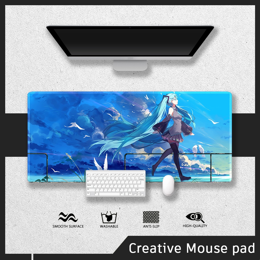 Hatsune Miku | Mouse pad Cute | Mousepad Extended | Mousepad Large ...