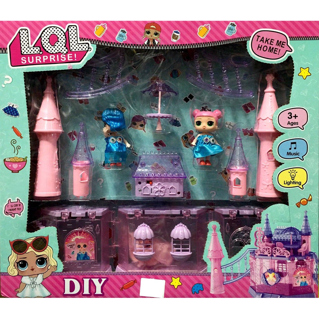 LOL Suprise Castle & Princess Figure / Pemainan Istana & Patung Puteri ...