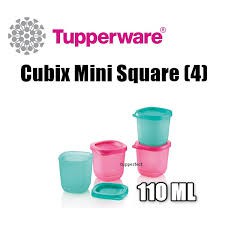 Tupperware Cubix Mini Square 110ml | Shopee Malaysia