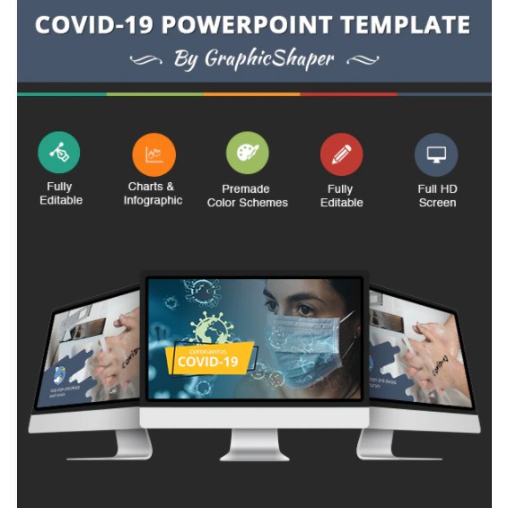 Covid-19 Powerpoint Template Fully Editable Slide | Shopee Malaysia