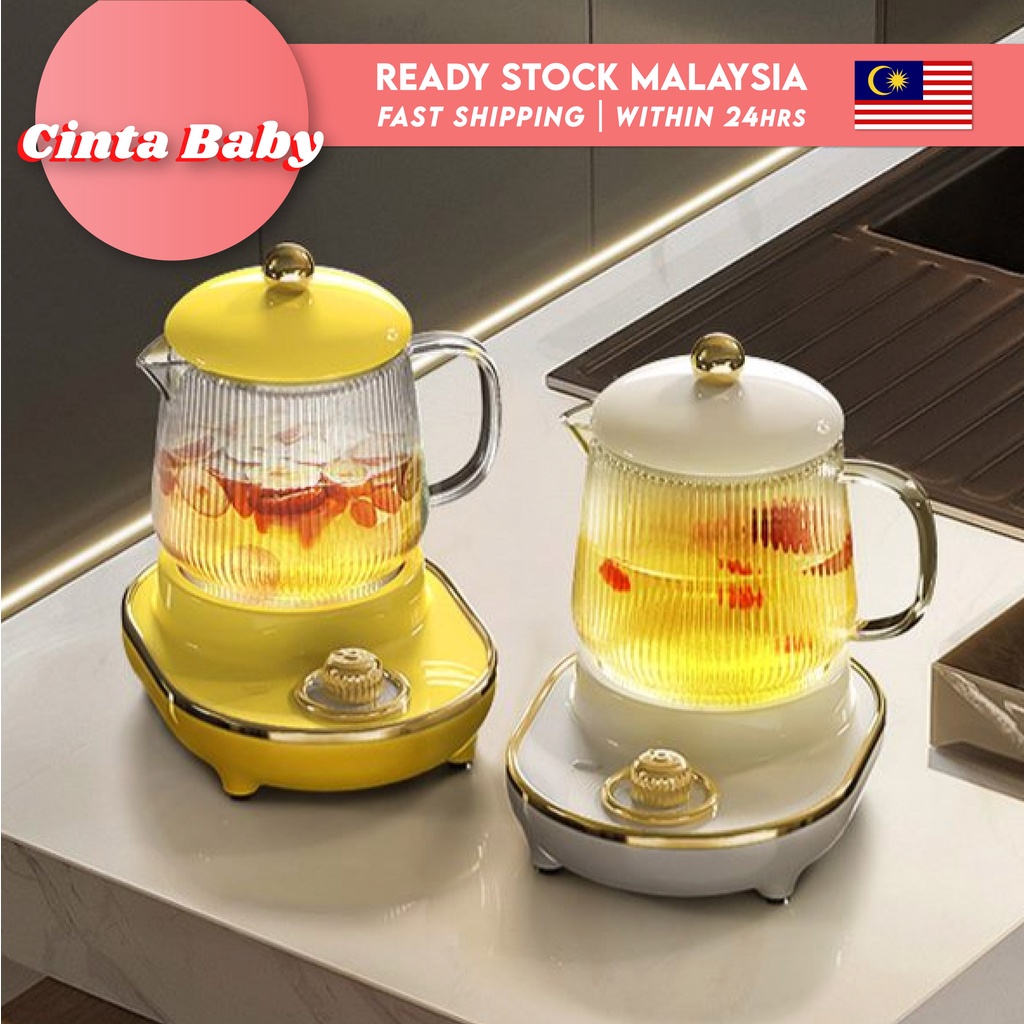 Portable Multifunction Health Pot Electric Kettle Glass Window Boiler ...