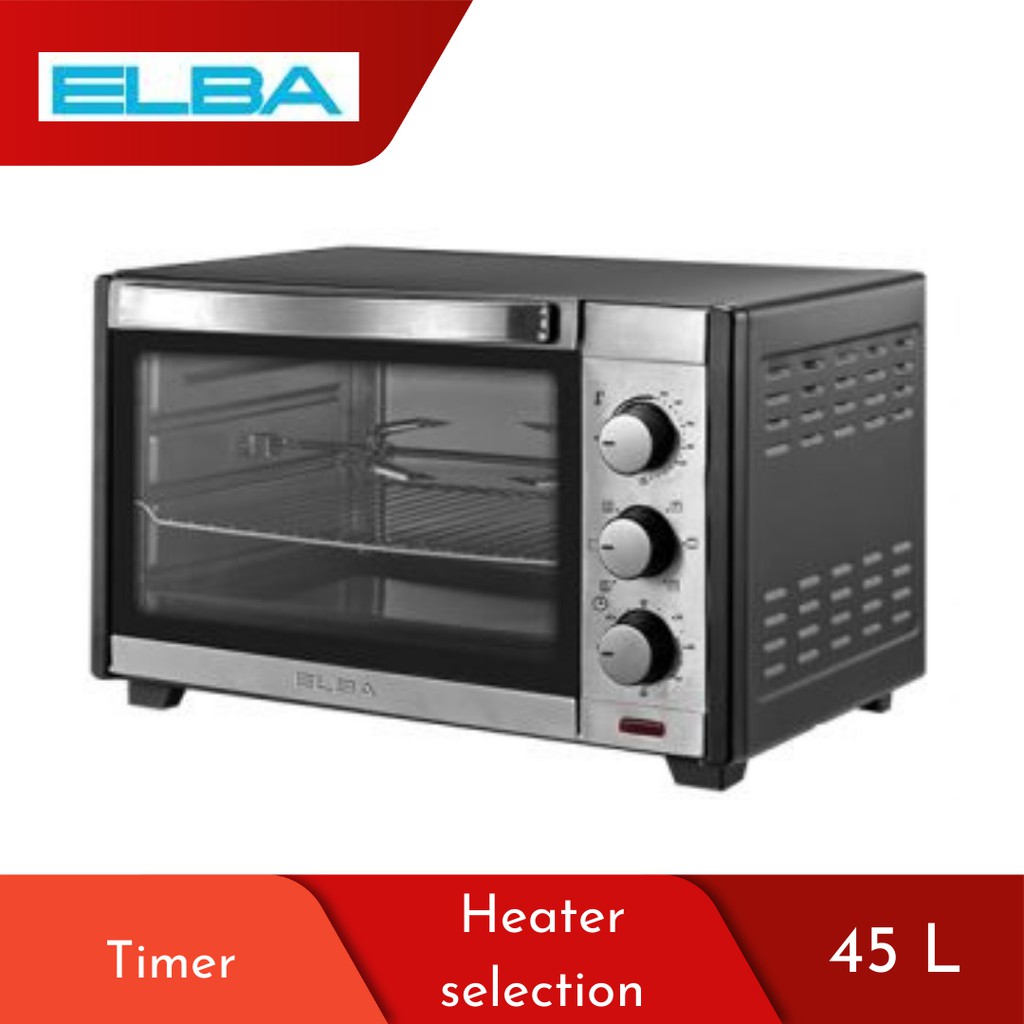 Elba Electric Oven Electric Oven 38L / 45L / D3816 (BK) / G4529 (BK ...