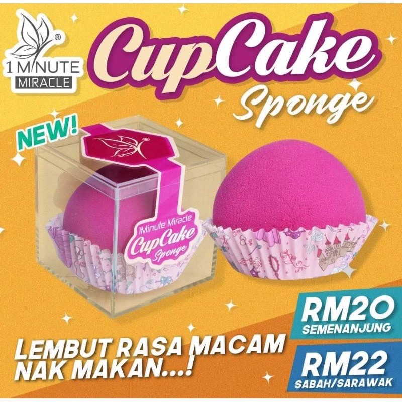 🌼 1 MINUTE MIRACLE CUPCAKE SPONGE 💯 ORI HQ🌼 | Shopee Malaysia