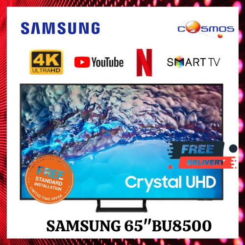 Sam sung 65" BU8500 Smart TV Crystal UHD UA65BU8500KXXM | Shopee Malaysia