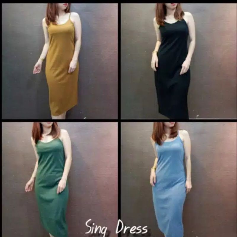 Olv / sing dress / allsize fit to L / Various Colors | OLV/sing dress ...