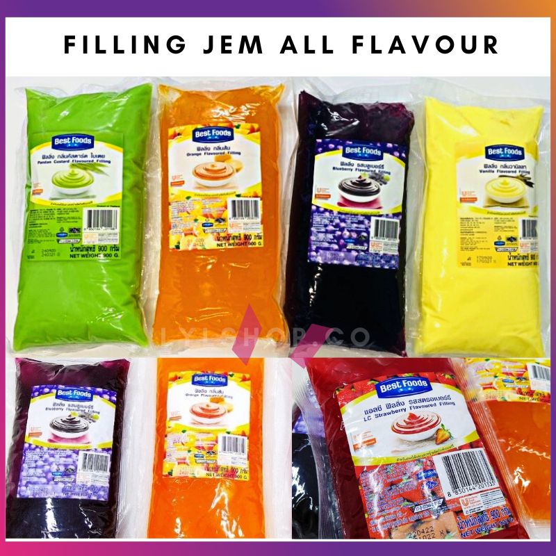 Jem Filling/Donut filling/Cake filling/flavour 900g | Shopee Malaysia