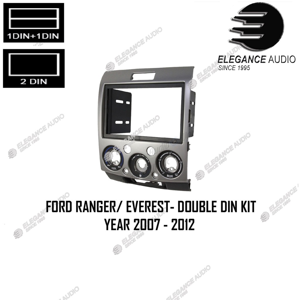 Casing Ford Ranger/Everest 07'-12' Double Din Kit | Shopee Malaysia