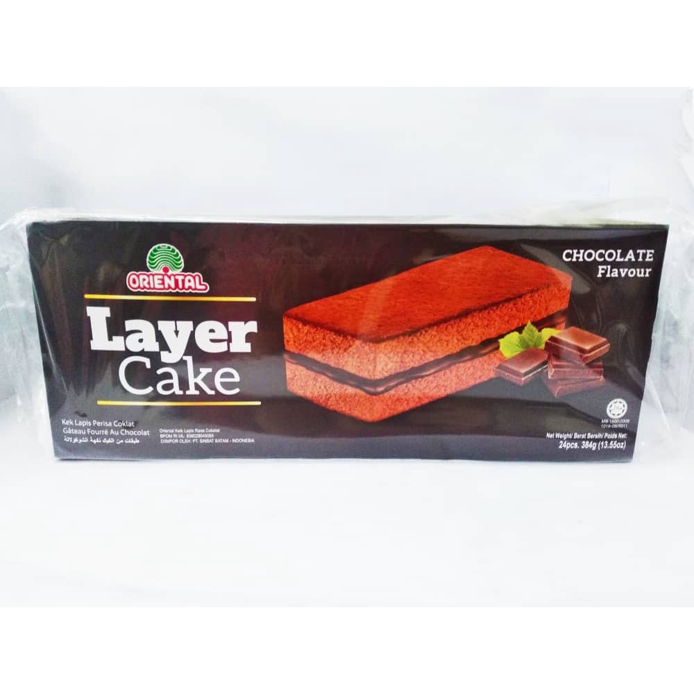 Oriental Layer Cake chocolate 24x16g | Shopee Malaysia