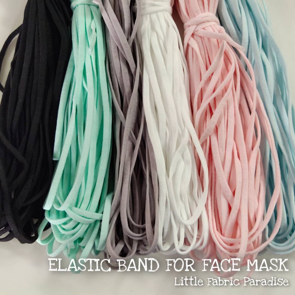 [READY STOCK MALAYSIA] 20meter Elastic Band Face Mask Ear Ropes String ...