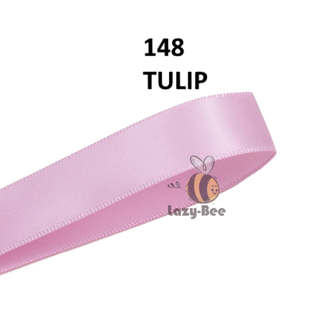 LAZY BEE 5 Meter Light Pink Premium Double Face Satin Ribbon DIY Craft ...