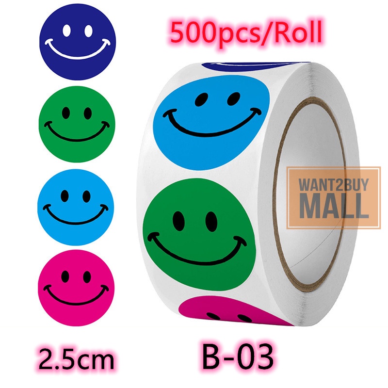 🇲🇾 🔥 500pcs/roll Children Kids Student Work Great Rewards Gift Bag ...