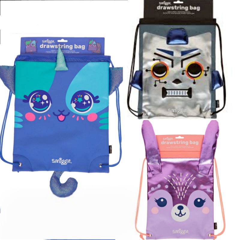 Smiggle 100% Authentic - DrawString Bag / Preschool / Kindergarten ...