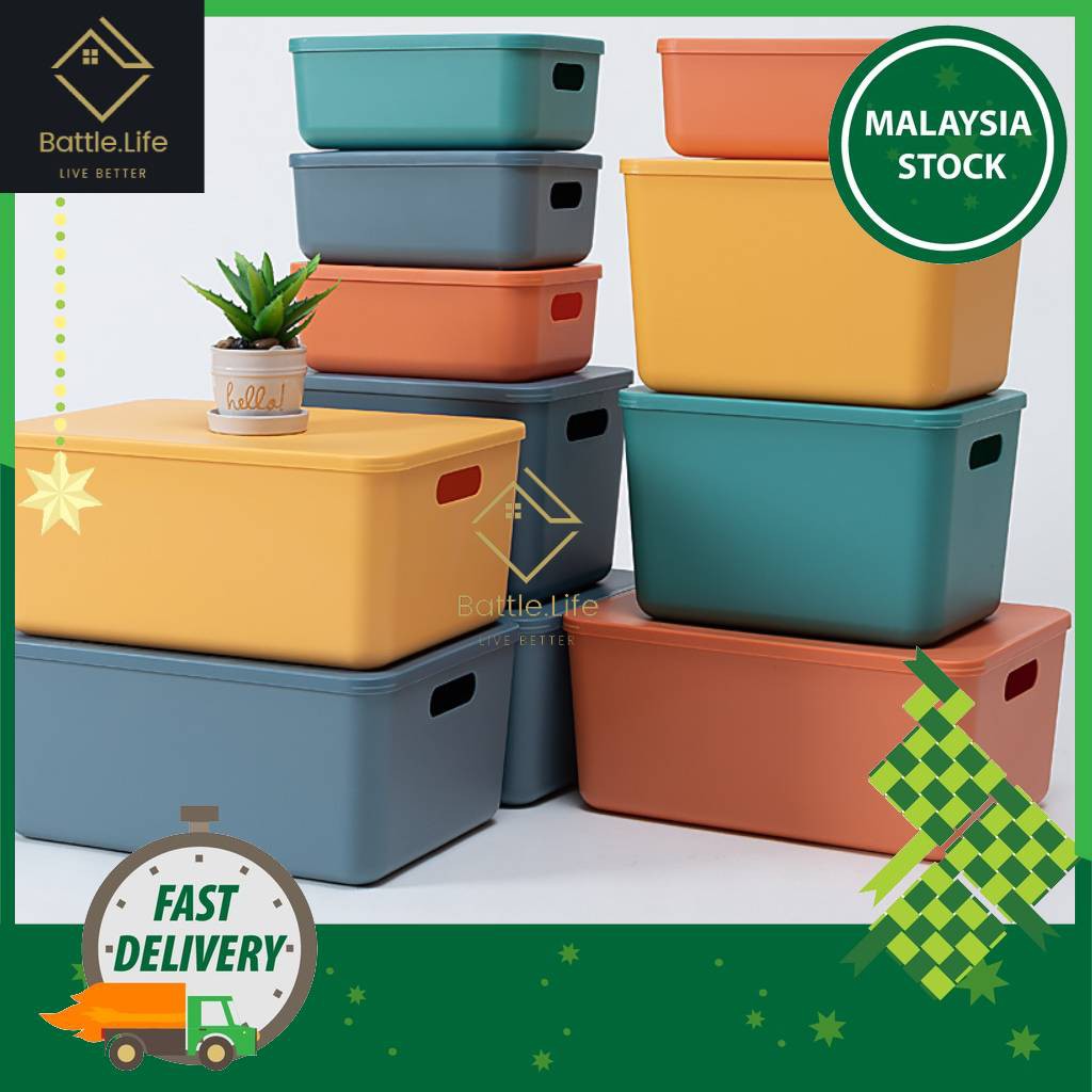 Battle.Life Multipurpose Large Capacity Storage Box Storage Organizer ...